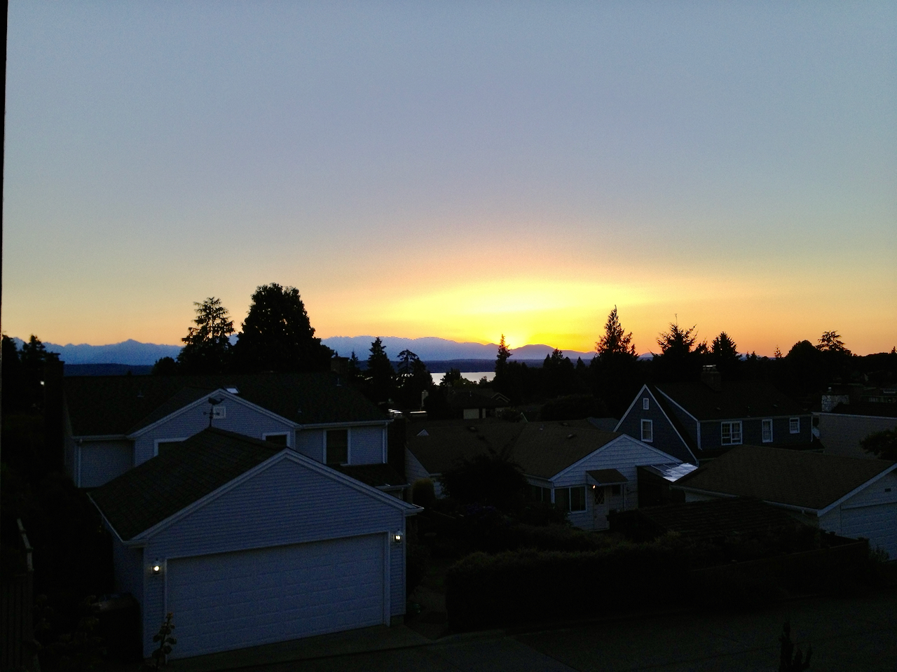 In Seattle, the Sun Sets in Different Positions - Life is a Journey